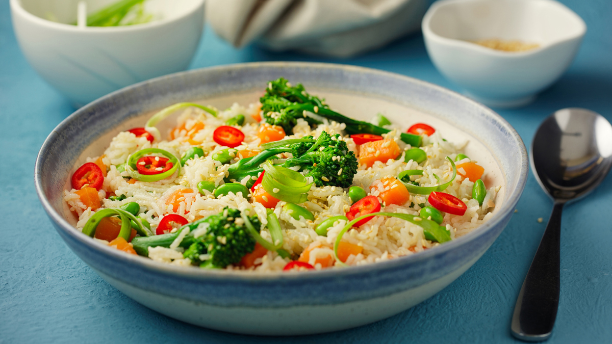 Riz frit végétarien | Cuisinez | Télé-Québec